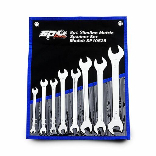 SP Tools SP10528 8pce Slimline Metric Spanner Set