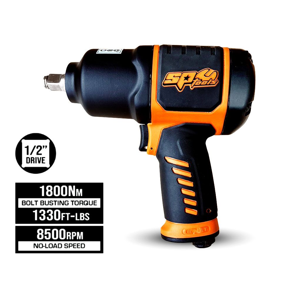 SP Tools SP9840 1/2” Drive1800Nm Air Impact Wrench