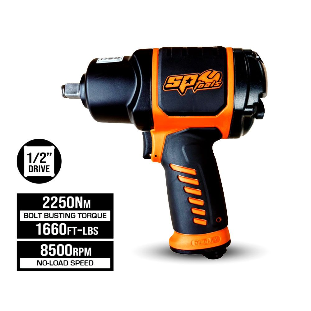 SP Tools SP9845 1/2” Drive 2250Nm Air Impact Wrench