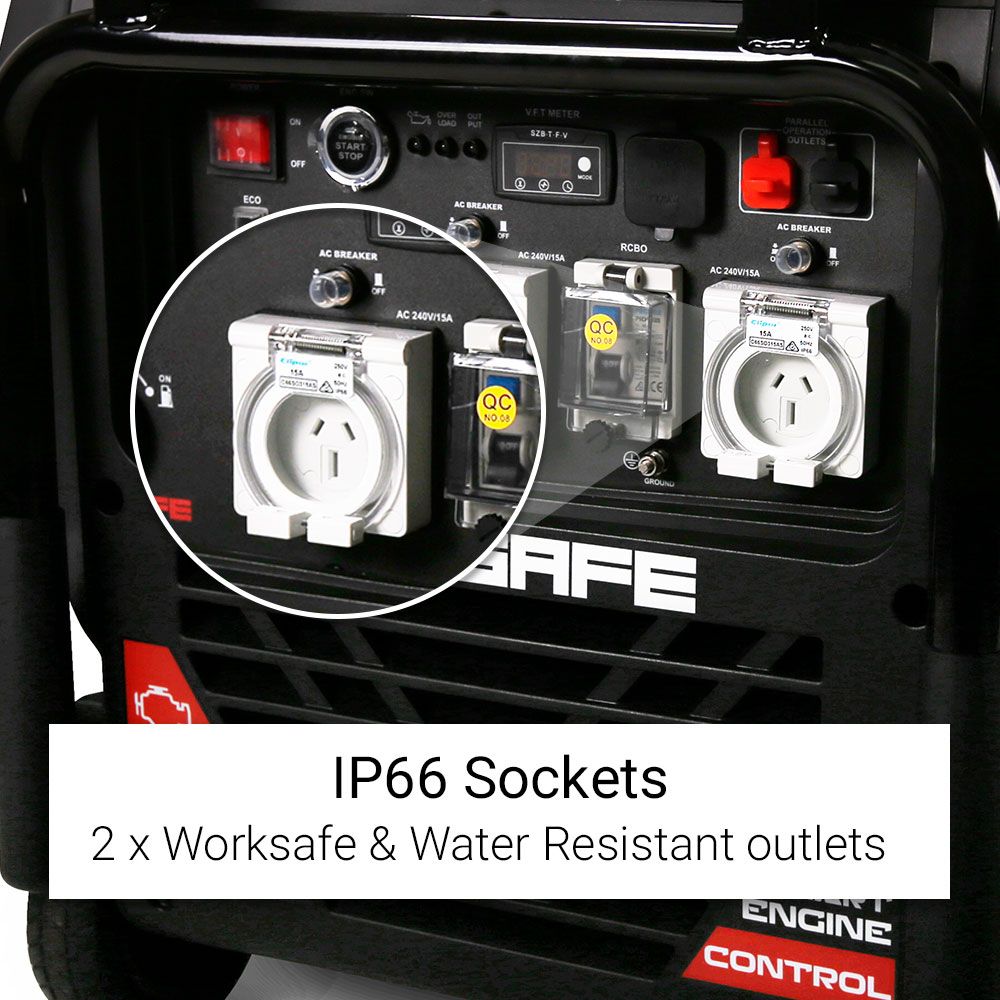 Gensafe GF9500 9.5kW Petrol Portable Inverter Generator