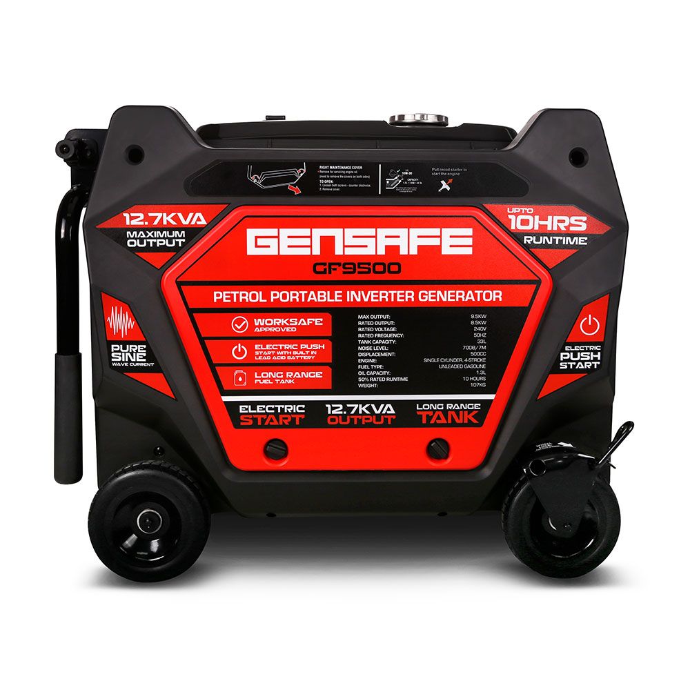 Gensafe GF9500 9.5kW Petrol Portable Inverter Generator