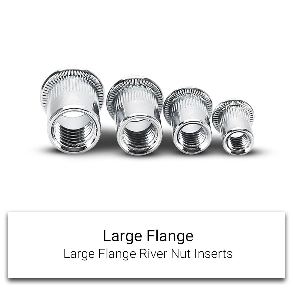Sparrow SRS100 100pce Zinc M6, M8, M10, M12 Rivet Nut Set