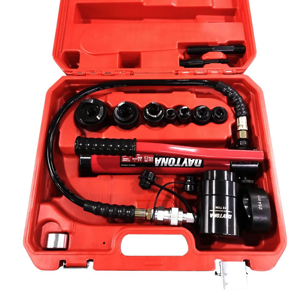 Daytona DPHS150 150KN Industrial Chassis Punch Hydraulic Steel Set