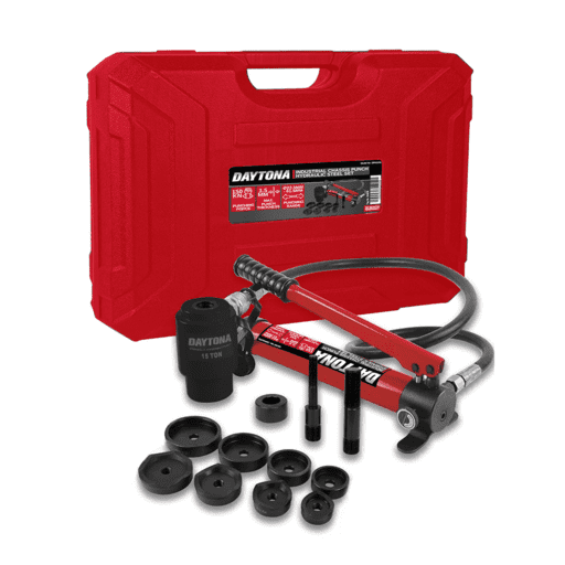 Daytona DPHS150 150KN Industrial Chassis Punch Hydraulic Steel Set