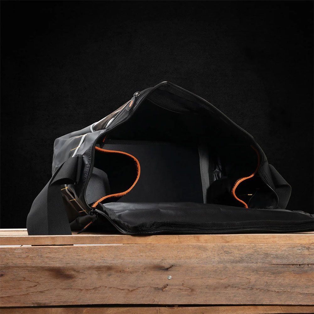 Rugged Xtremes RXES05E412PVCBK 22L Black PCV General Purpose Carry Bag