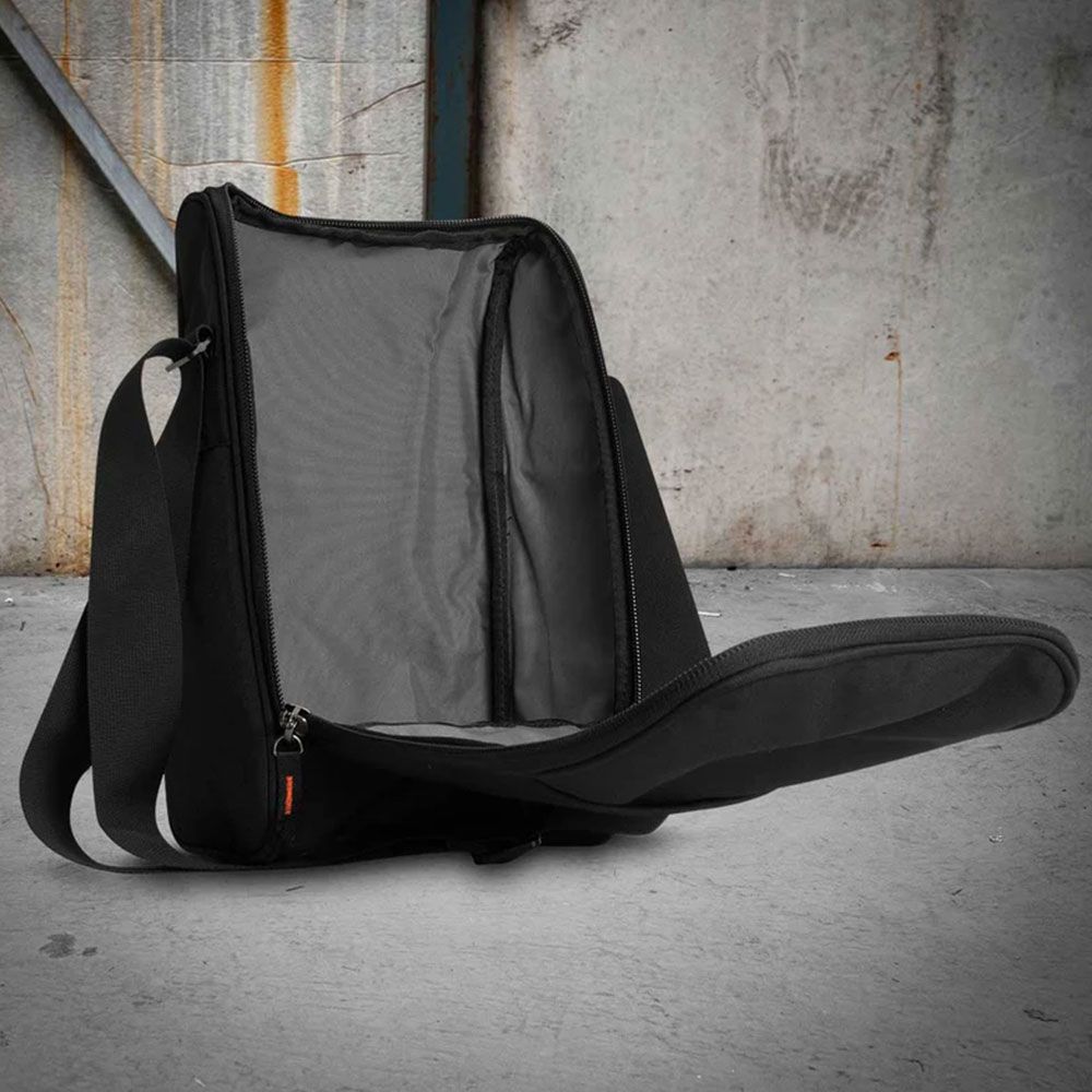 Rugged Xtremes RXES05M406BK Canvas Black Respirator Mask Bag