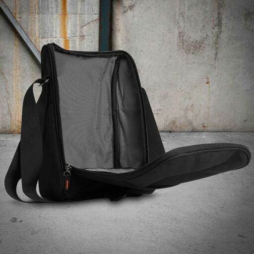 Rugged Xtremes RXES05M406BK Canvas Black Respirator Mask Bag