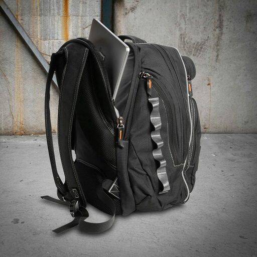 Rugged Xtremes RXES05G406BK 30L Black Canvas Laptop/Travel Backpack