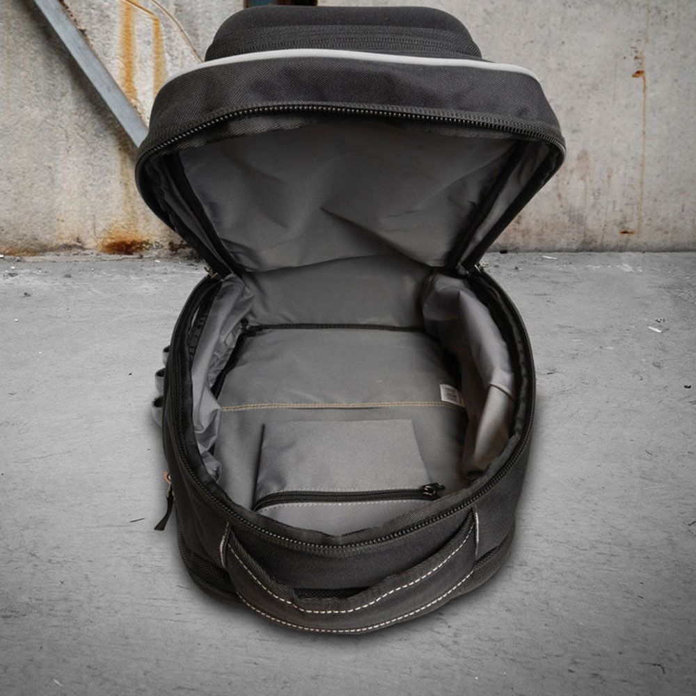 Rugged Xtremes RXES05G406BK 30L Black Canvas Laptop/Travel Backpack