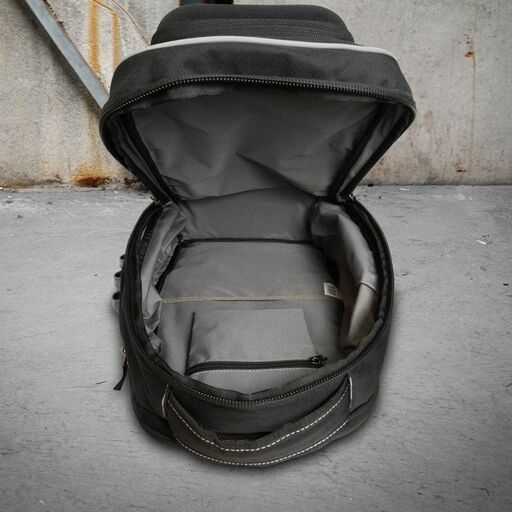 Rugged Xtremes RXES05G406BK 30L Black Canvas Laptop/Travel Backpack