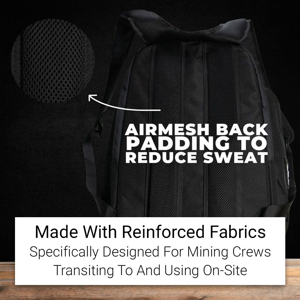 Rugged Xtremes RXES05G412BK 45L Black Canvas Laptop/Travel Backpack