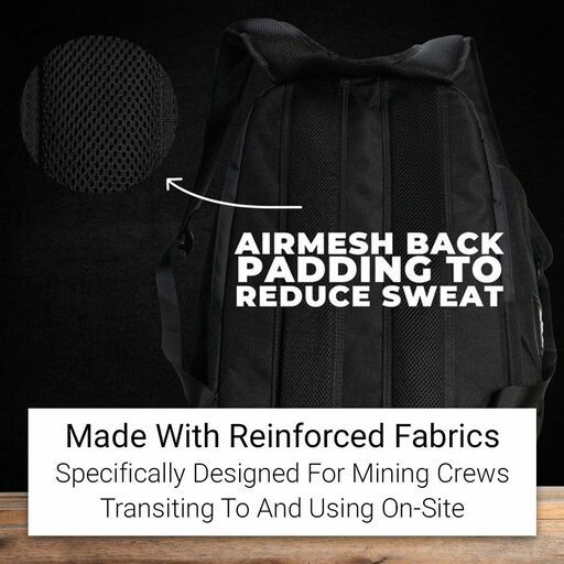 Rugged Xtremes RXES05G412BK 45L Black Canvas Laptop/Travel Backpack