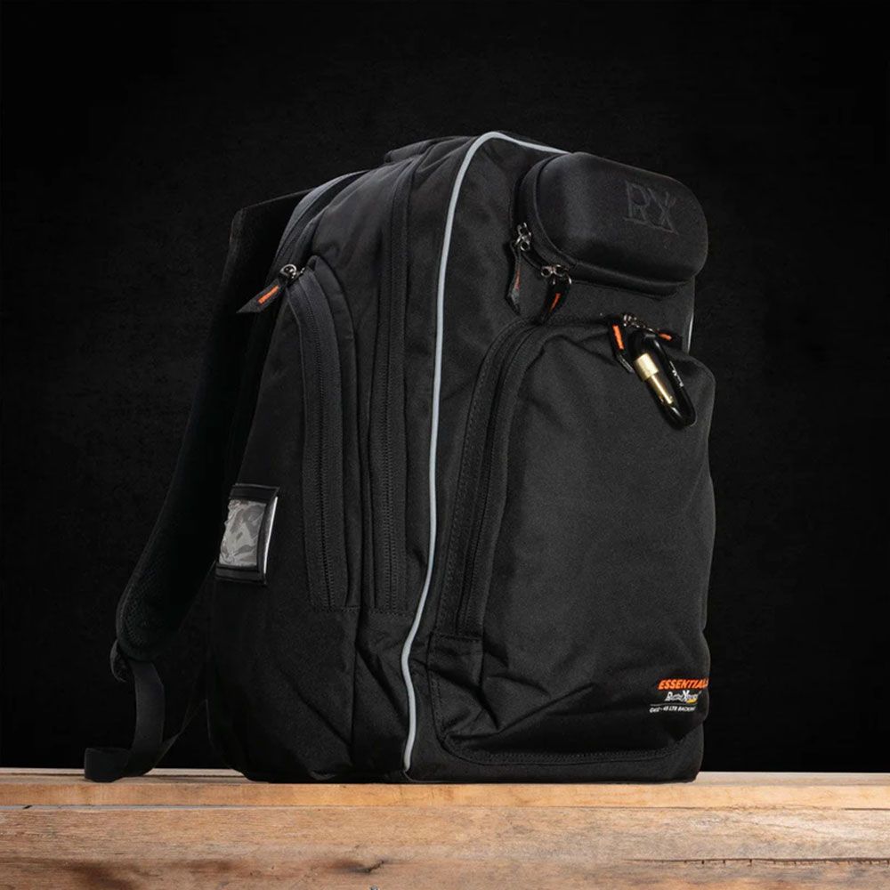 Rugged Xtremes RXES05G412BK 45L Black Canvas Laptop/Travel Backpack