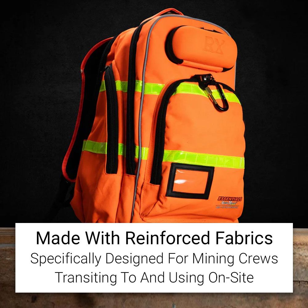 Rugged Xtremes RXES05G412HVOR 45L Hi-Viz Orange Canvas Laptop/Travel ...