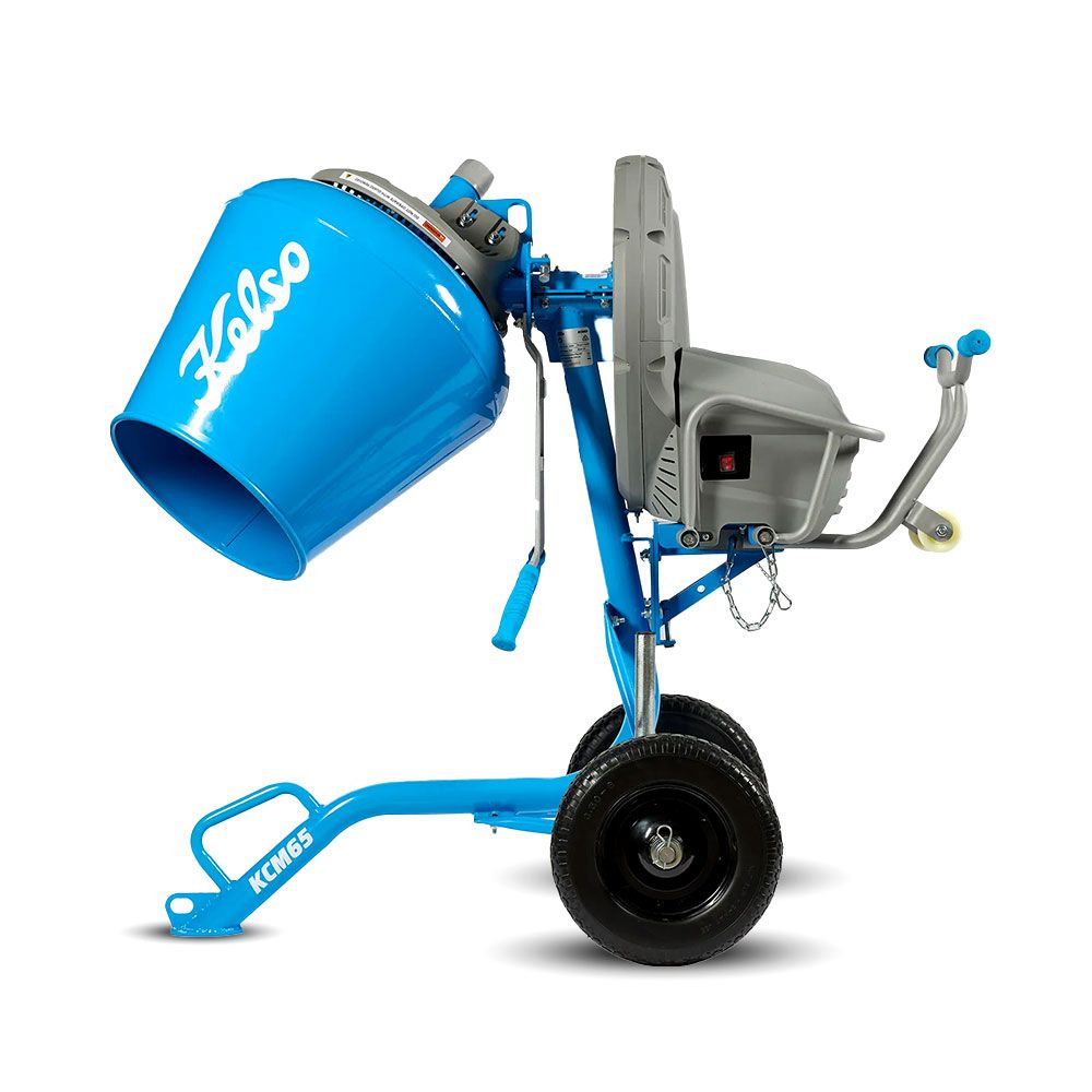 Kelso KCM65-S 65L 2.2CF Assembled Trade Electric Cement Mixer