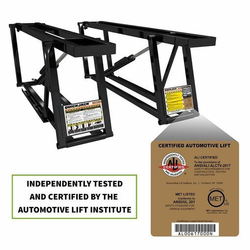 QuickJack 7000TL-208-240V (5175642) 3.2 Ton 240V Portable Light Duty ...