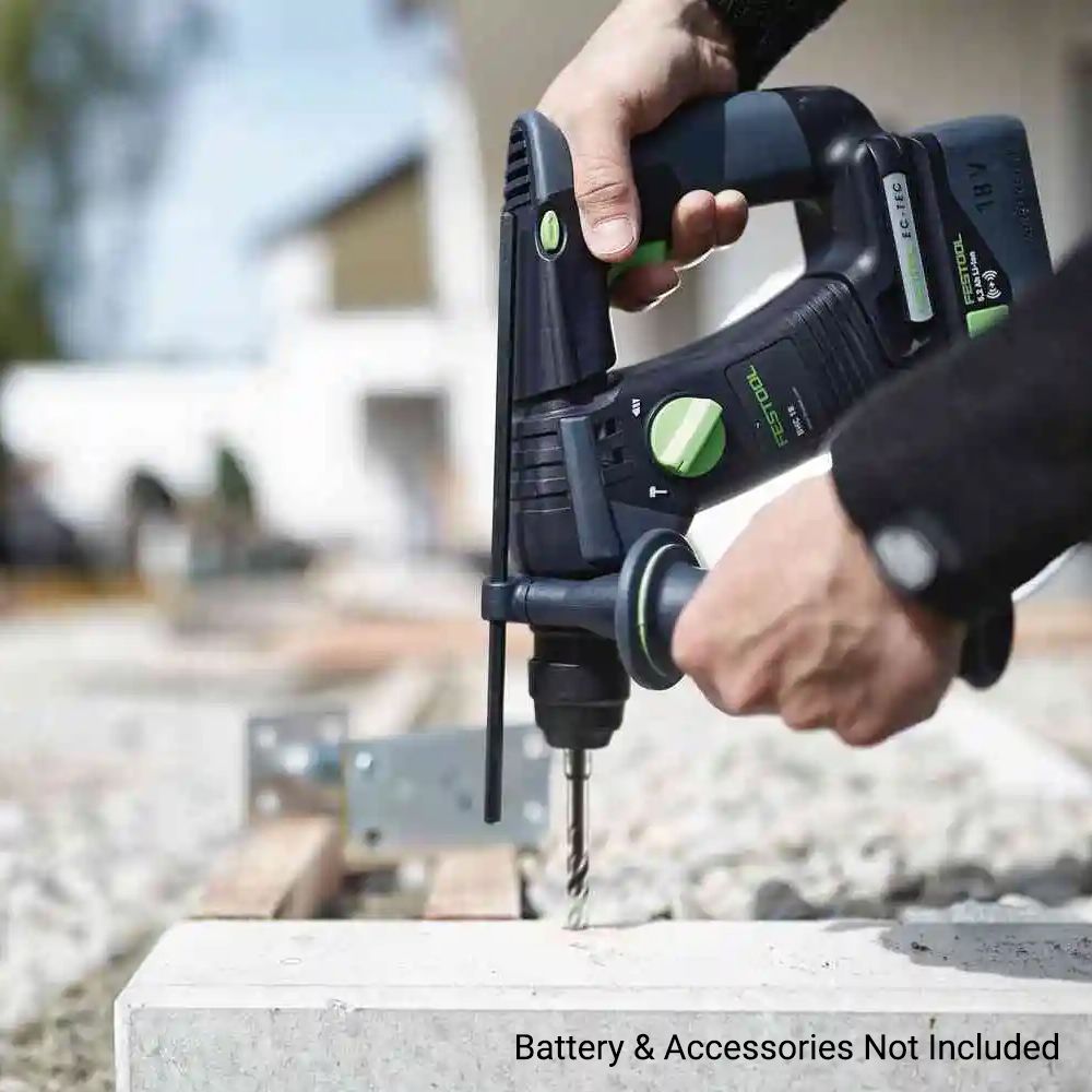 Festool BHC 18-Basic (577600) 18V Cordless Brushless Rotary Hammer Basic In Systainer - Skin Only