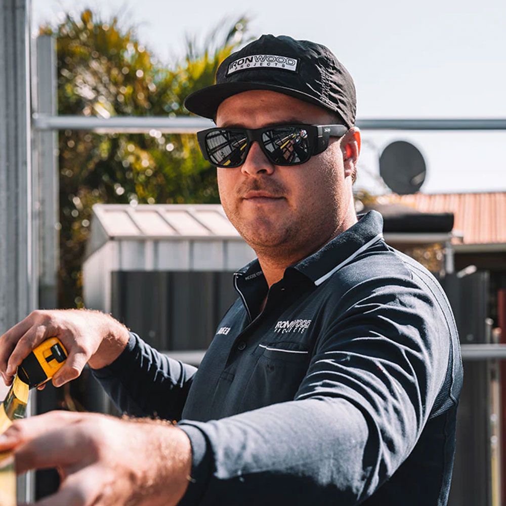 SafeStyle FMBPXL100 Fusions XL Matte Black Frame Polarised Lens