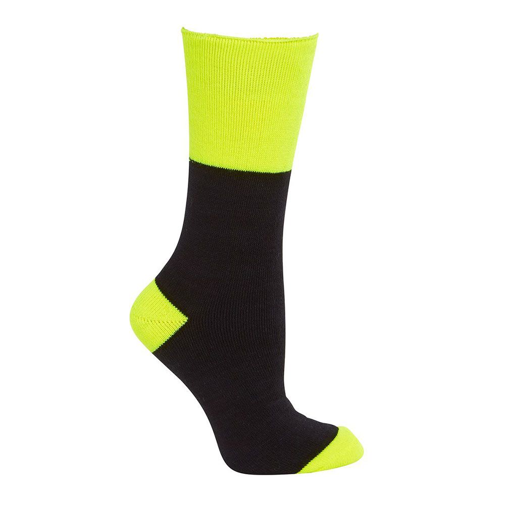 JB's Wear 6WWSBE 3-Pack JB's Black/Lime Work Sock