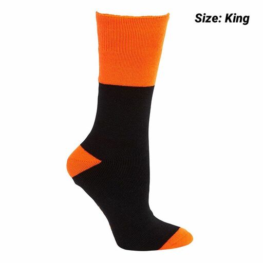JB's Wear GWWSBO 3-Pack JB's Black/Orange Work Sock