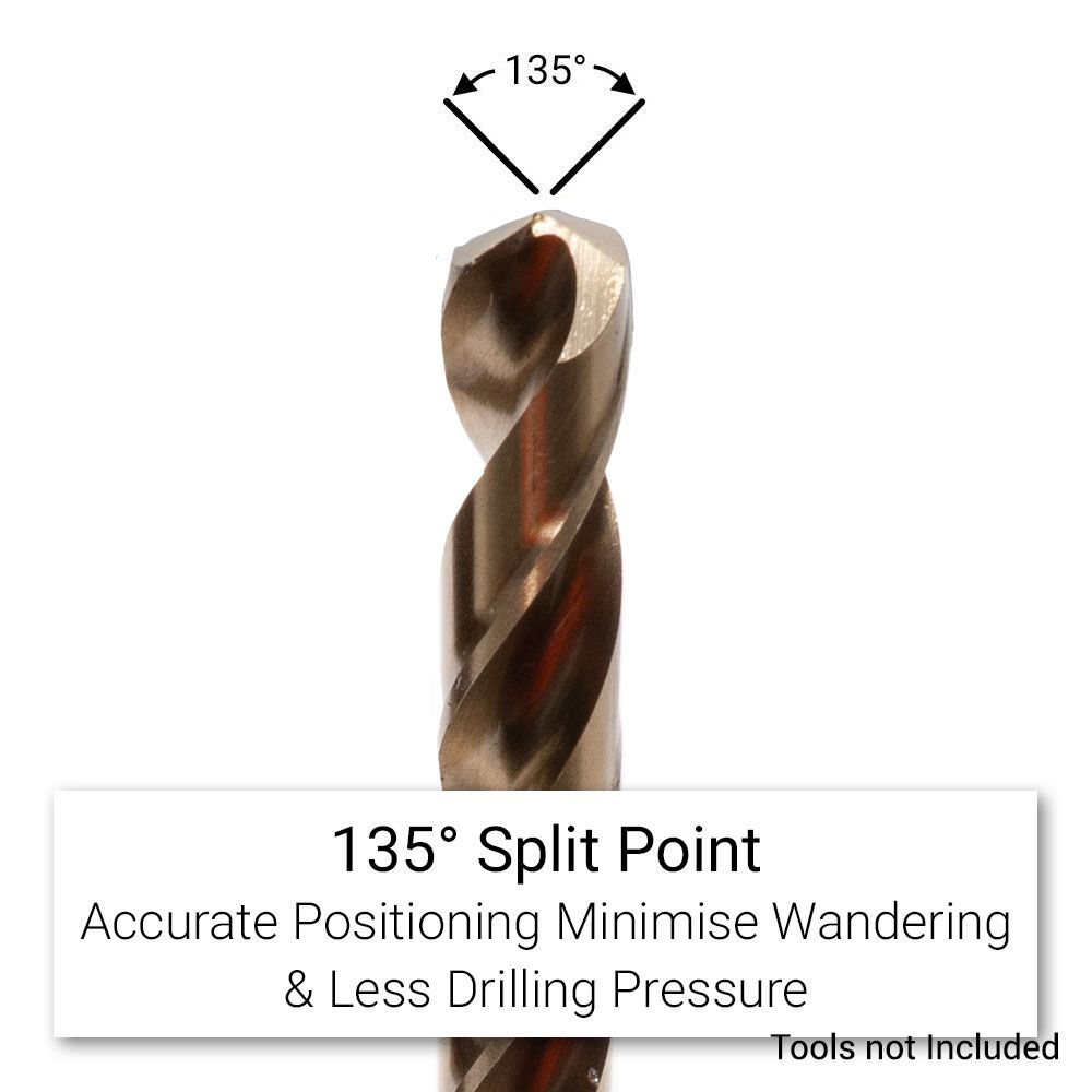 Xtorque XCD112 112pcs M35 Metric Cobalt Drill Bit Set