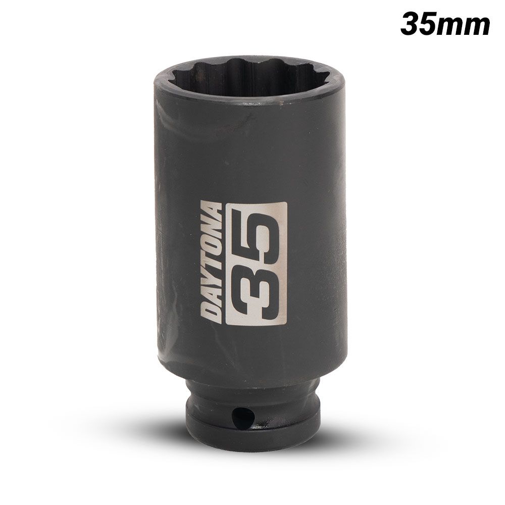 Daytona DDAS35MM 35mm 1/2" Drive 12 Point Deep Axle Nut Socket
