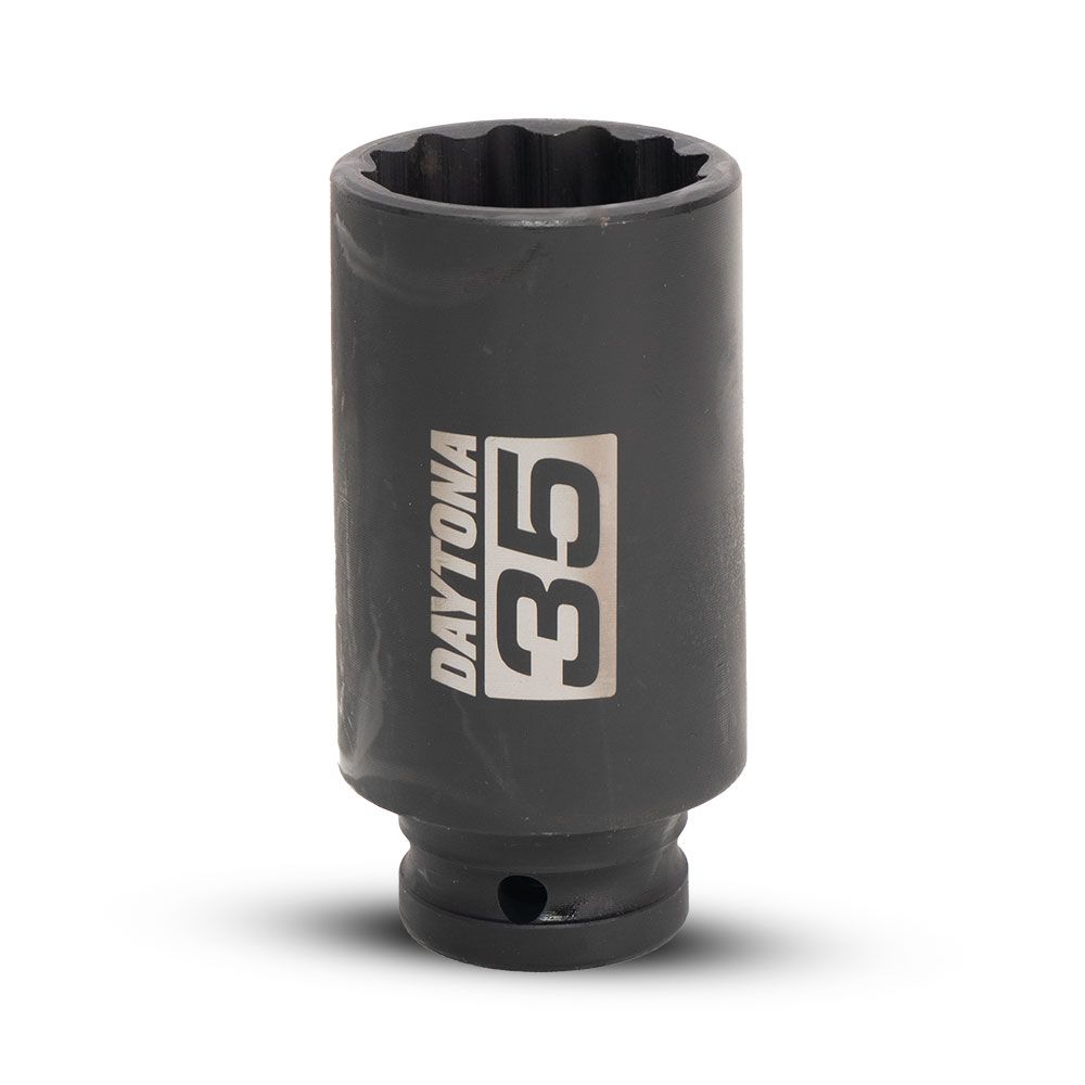 Daytona DDAS35MM 35mm 1/2" Drive 12 Point Deep Axle Nut Socket