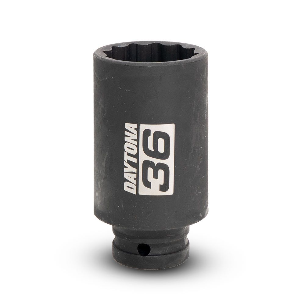 Daytona DDAS36MM 36mm 1/2" Drive 12 Point Deep Axle Nut Socket