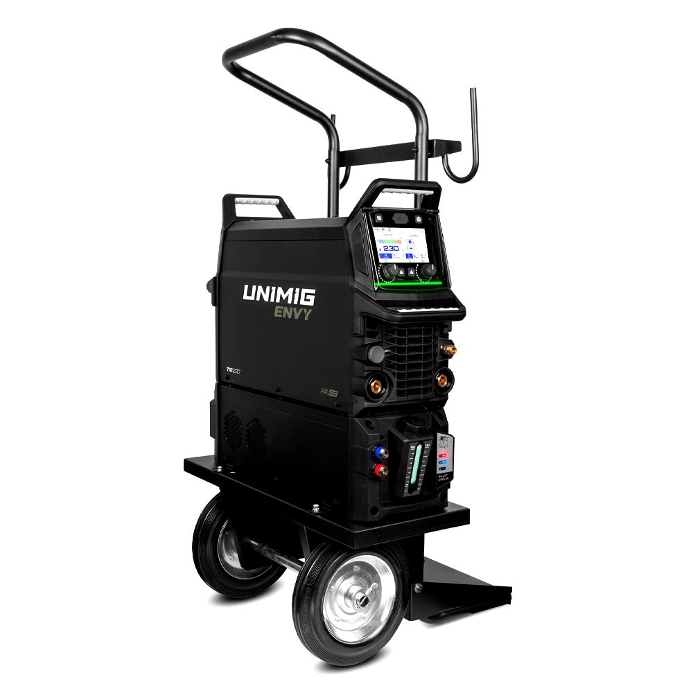UNIMIG U11151 ENVY 230 AC/DC TIG Welder with Water Cooler and Trolley