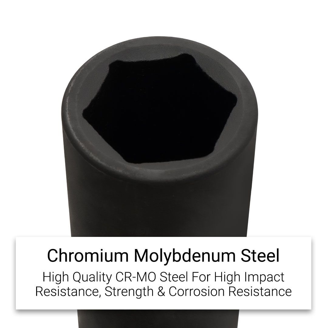 Daytona DLS2712 27mm 1/2" Drive 6 Point Extra Long Deep Impact Socket