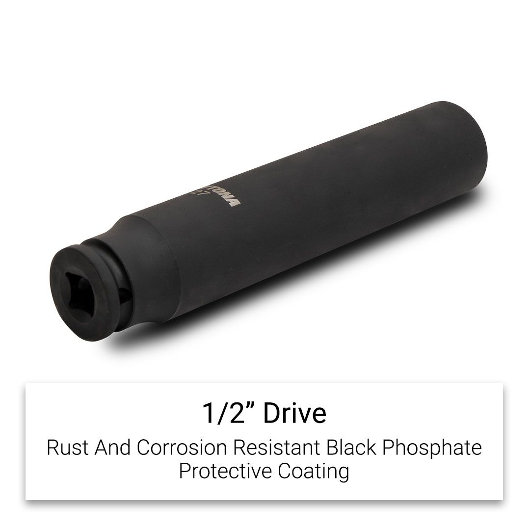 Daytona DLS2712 27mm 1/2" Drive 6 Point Extra Long Deep Impact Socket