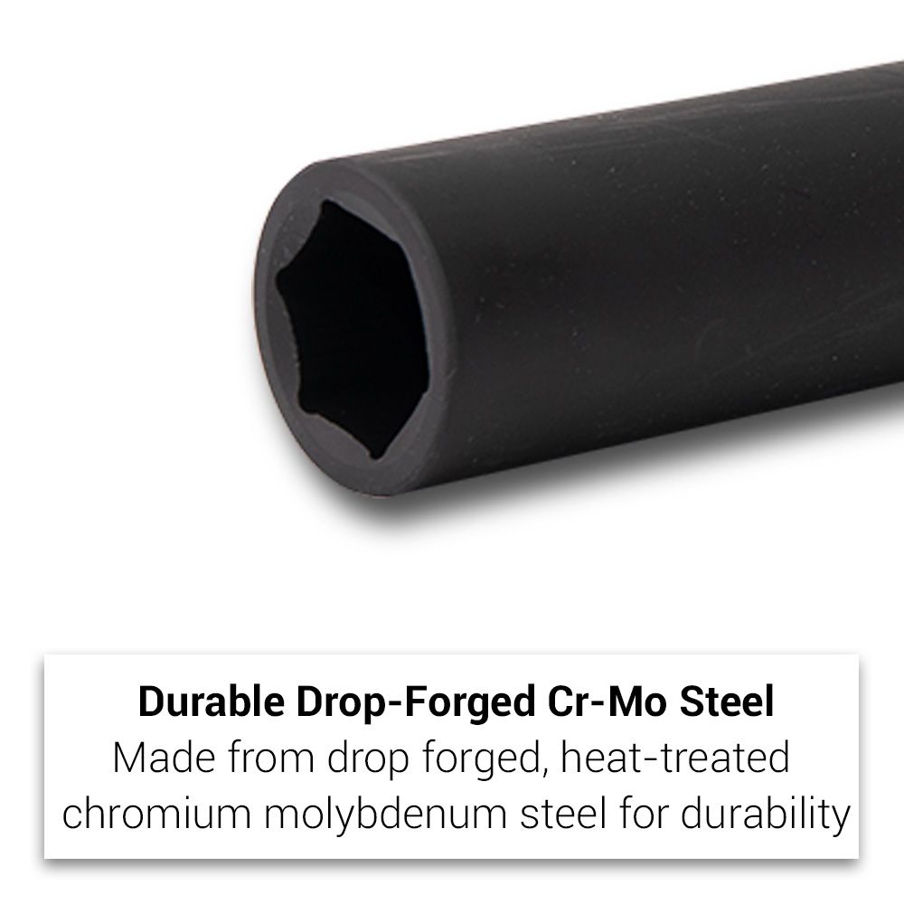 Daytona DLS3012 30mm x 200mm long 1/2" Drive 6 Point Extra Long Deep ...