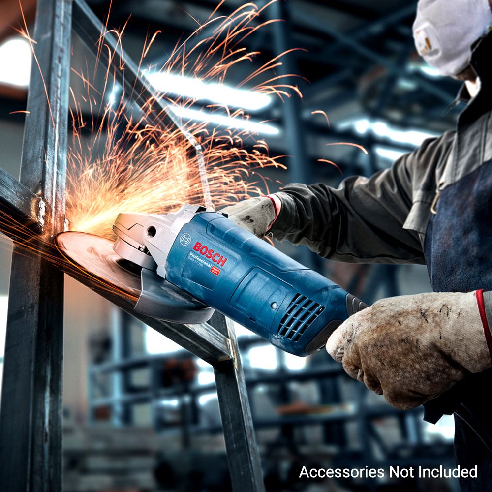 Bosch GWS 27-230 PR (0.601.8C7.140) 2700W 230mm (9") Rotating Handle ...