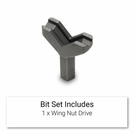 Techsmart TSEC100 100pce Security Bit Set 1/4 Hex