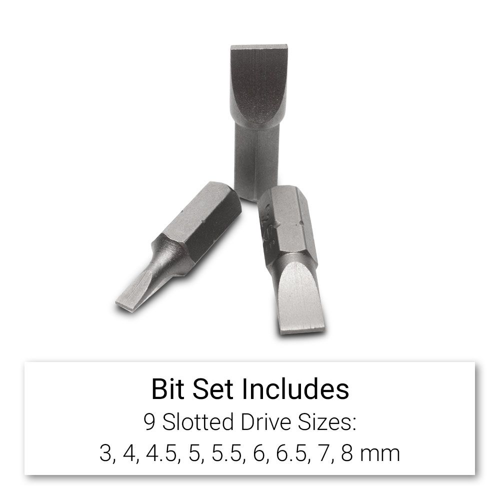 Techsmart TSEC100 100pce Security Bit Set 1/4 Hex