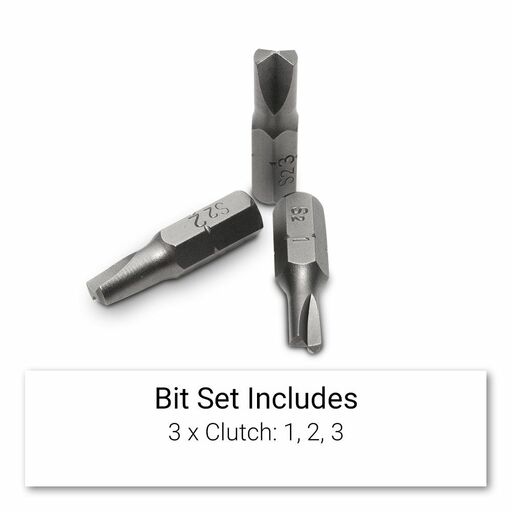 Techsmart TSEC100 100pce Security Bit Set 1/4 Hex