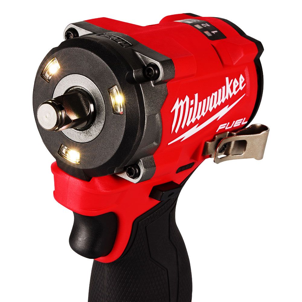 Milwaukee M12FIW2F120 12V FUEL 1/2" Stubby Impact Wrench with Friction ...