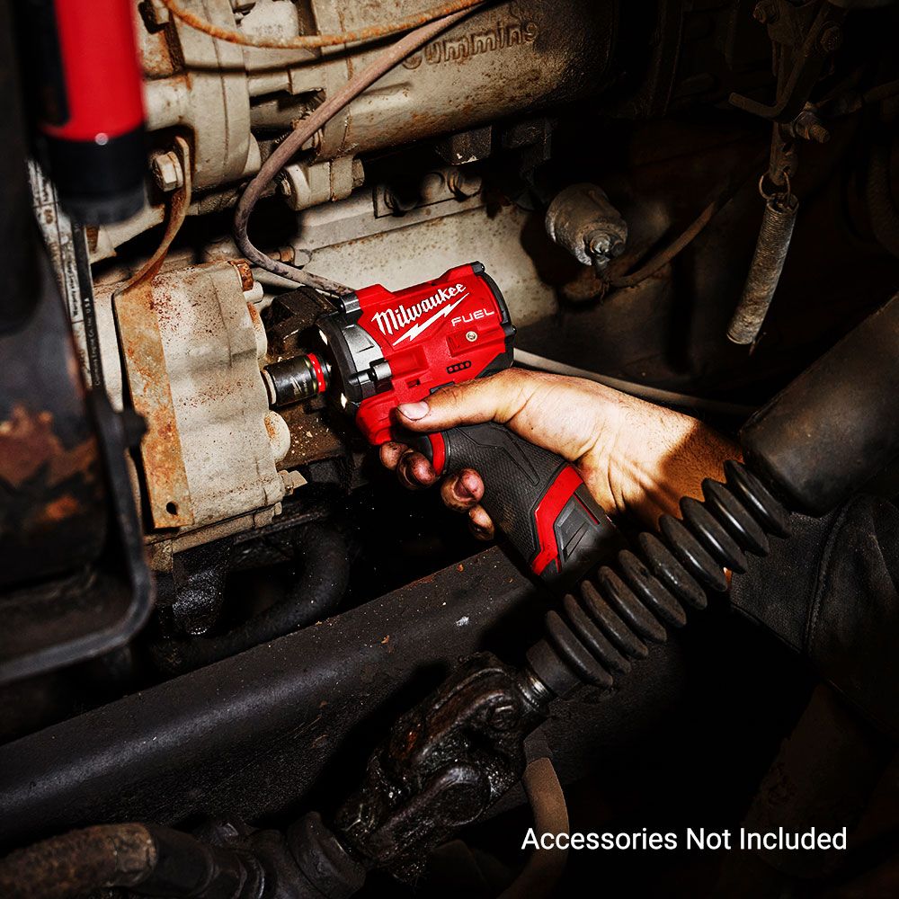 Milwaukee M12FIW2F380 12V FUEL 3/8" Stubby Impact Wrench with Friction ...