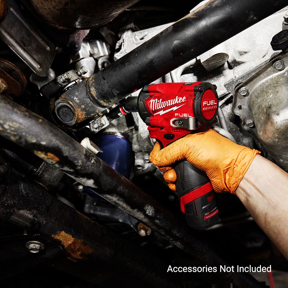 Milwaukee M12FIW2F380 12V FUEL 3/8" Stubby Impact Wrench with Friction ...