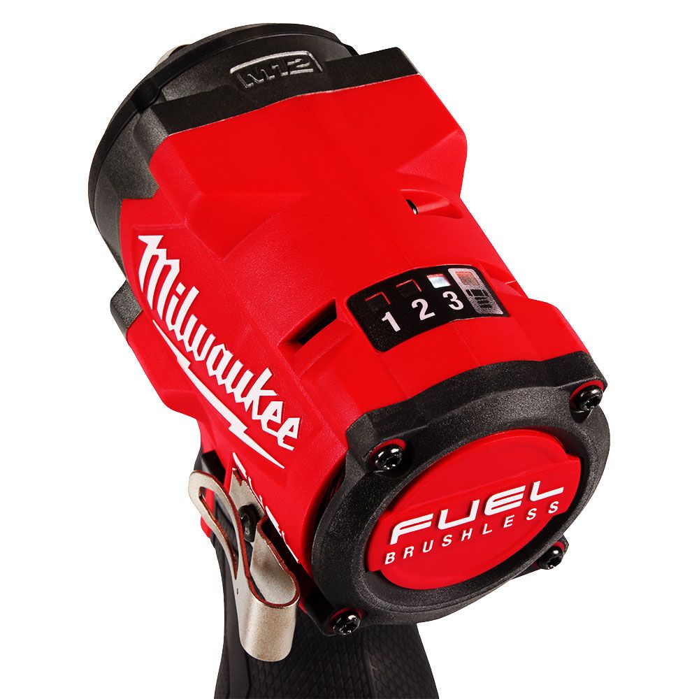Milwaukee M12FIW2F380 12V FUEL 3/8" Stubby Impact Wrench with Friction ...