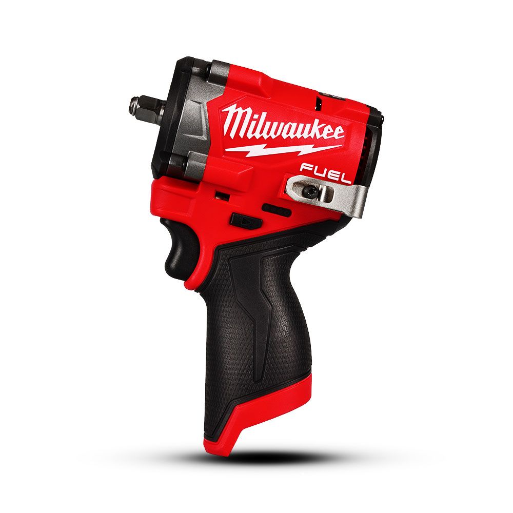 Milwaukee M12FIW2F380 12V FUEL 3/8" Stubby Impact Wrench with Friction ...