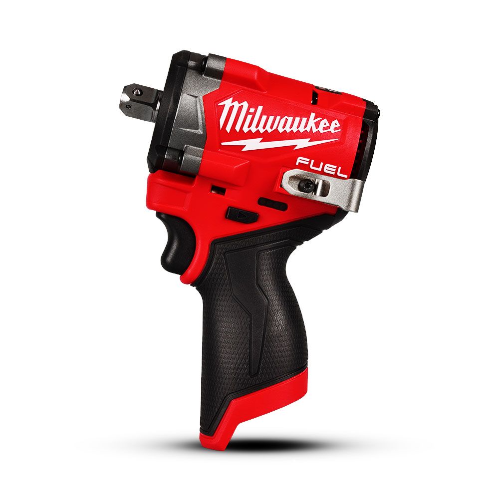 Milwaukee M12FIW2P120 12V FUEL 1/2" Stubby Impact Wrench with Pin ...