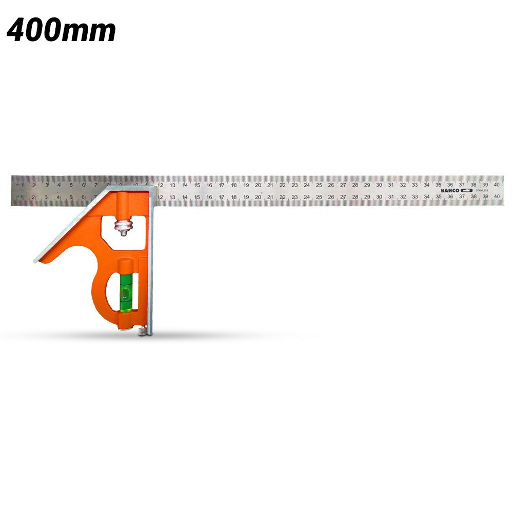 Bahco CS400-MM 400mm Sliding Combination Squares with Metal Scriber