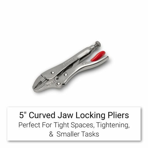 Daytona DLPS3P 3pce 125mm (5"), 175mm (7") & 250mm (10") Curved Jaw Locking Plier Set