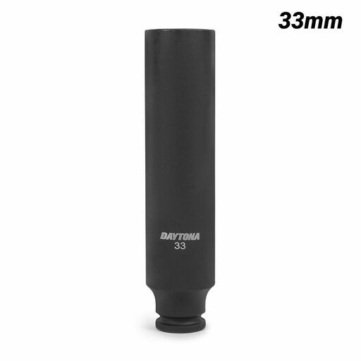 Daytona DLS3312 33mm x 200mm long 1/2" Drive 6 Point Extra Long Deep ...