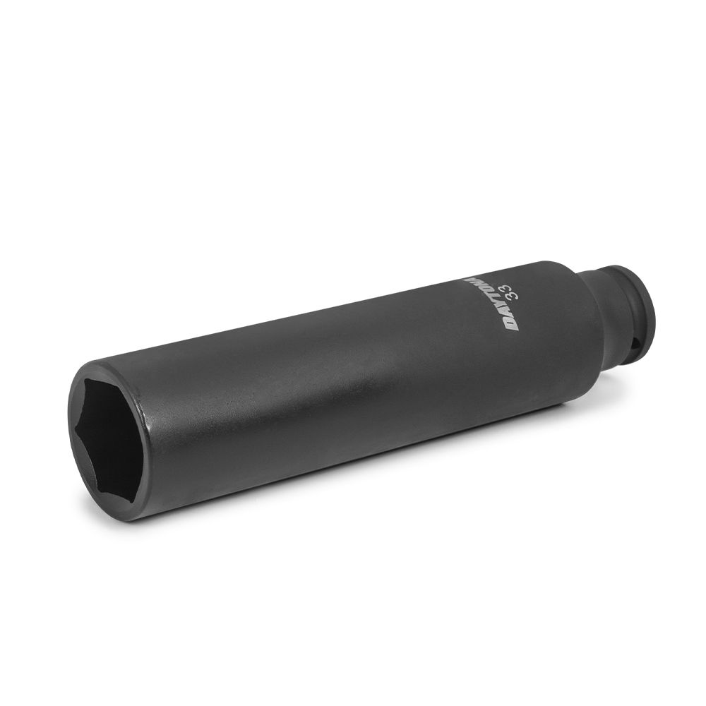 Daytona DLS3312 33mm x 200mm long 1/2" Drive 6 Point Extra Long Deep ...