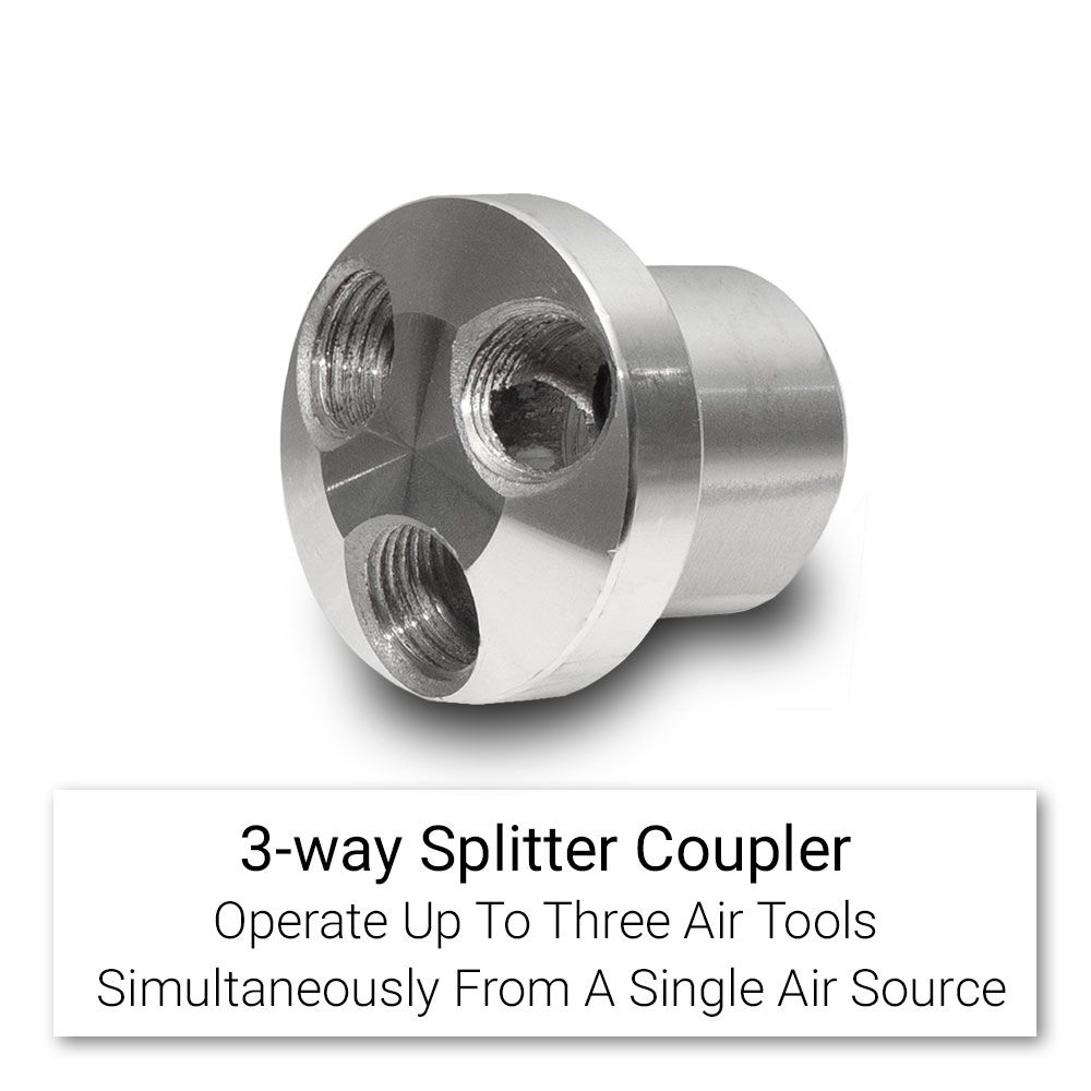 Chicago Air CANS3WAYM 3-Way Nitto Type Quick Connect Air Compressor ...