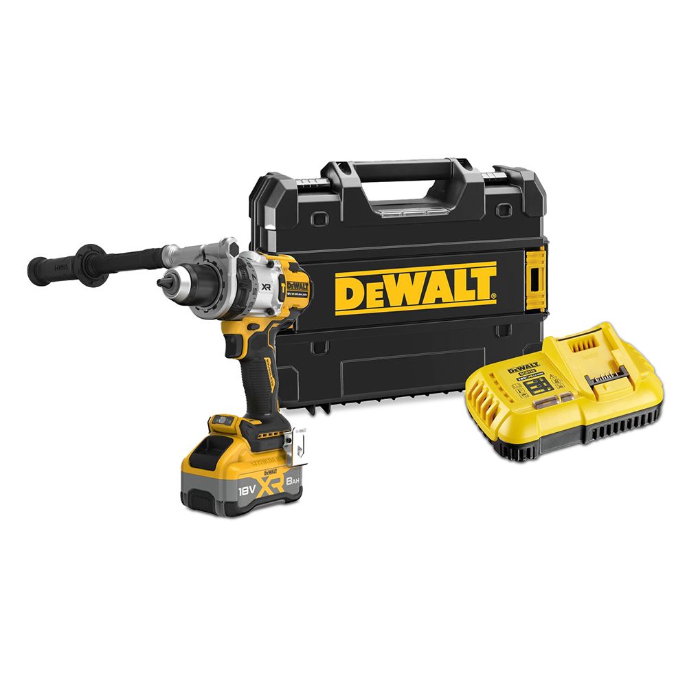 DeWalt DCD1007WW1T-XE 18V 8Ah XR Li-ion Brushless Cordless Premium ...