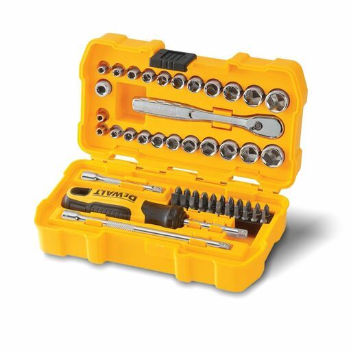 DeWalt DWMT81610 50pce 1/4" Imperial & Metric Drive Socket Drive