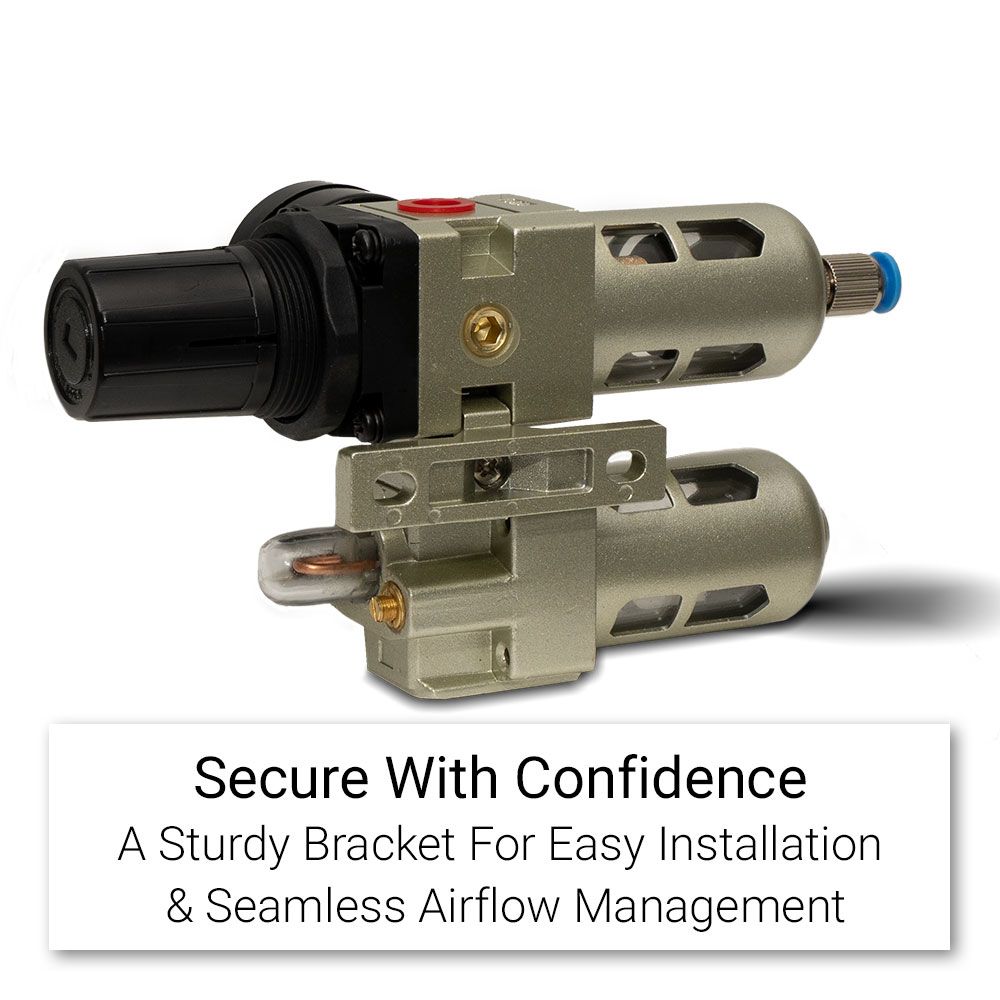 Chicago Air CAFRL14 1/4" Air Filter, Regulator & Lubricator Unit